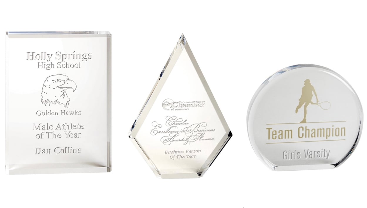 Custom Acrylic Awards | Maxwell Medals & Awards