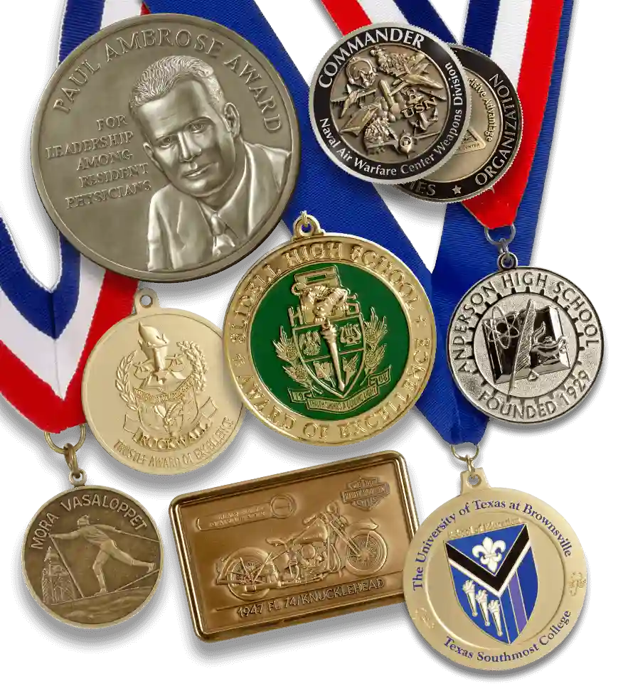 Die Struck Medals | Maxwell Medals & Awards
