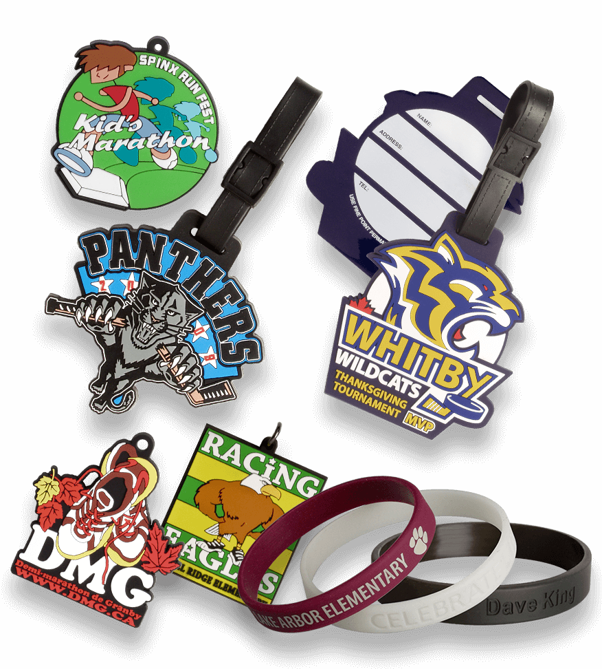 Custom PVC Medals, Bag Tags, & More | Maxwell Medals & Awards